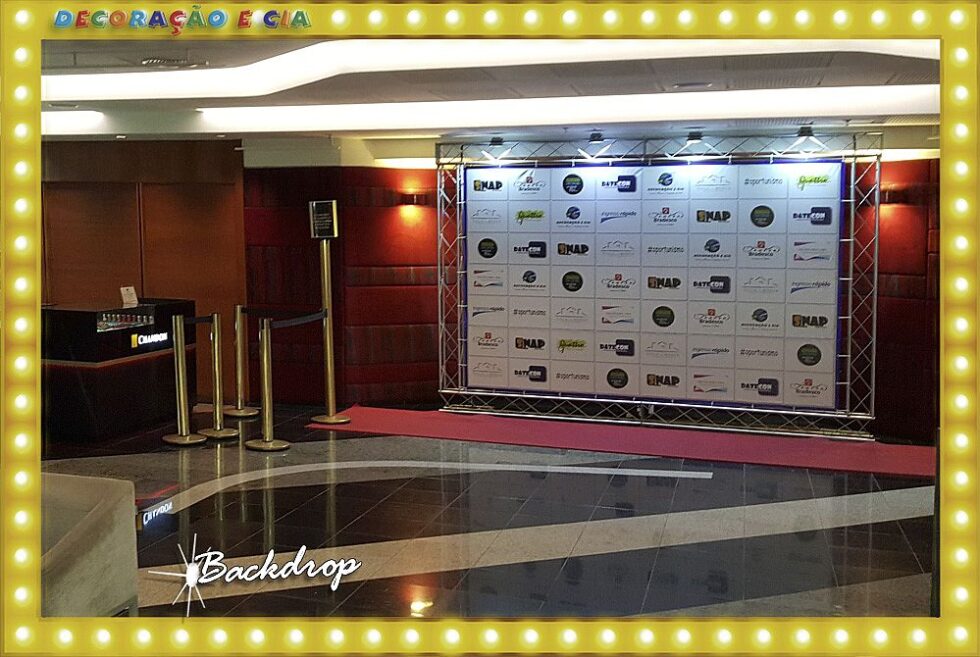 BACKDROP PARA EVENTOS - Decoração e Cia