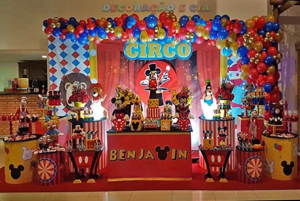 DIGITAL MEGA - Circo Mickey - Decoração e Cia