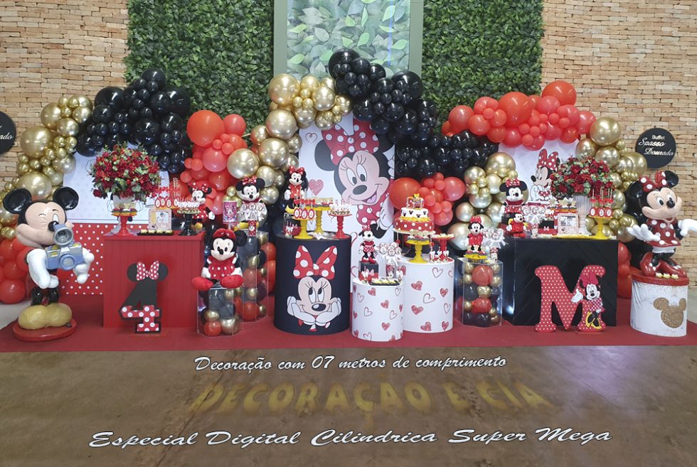 CILINDRICA SUPER MEGA - Minnie - Decoração e Cia